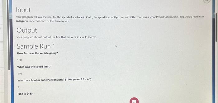 Solved Speeding tickets In this assignment you will ask the | Chegg.com