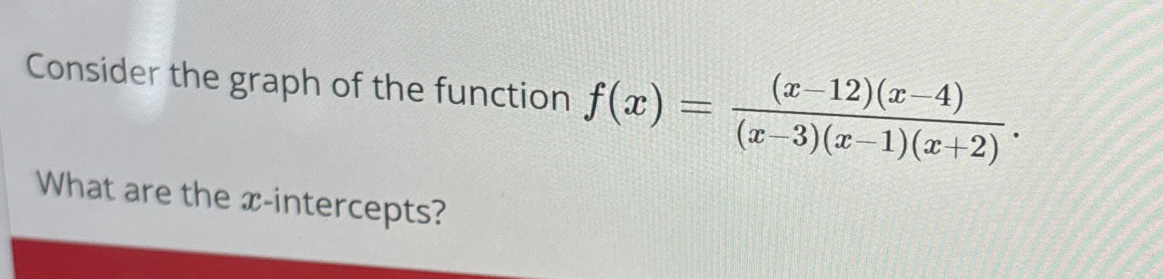 Solved Consider the graph of the function | Chegg.com