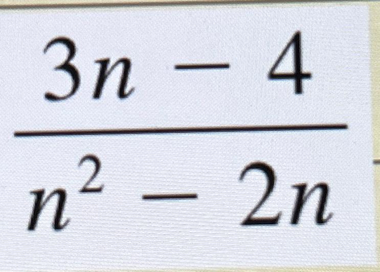 Solved 3n-4n2-2n | Chegg.com