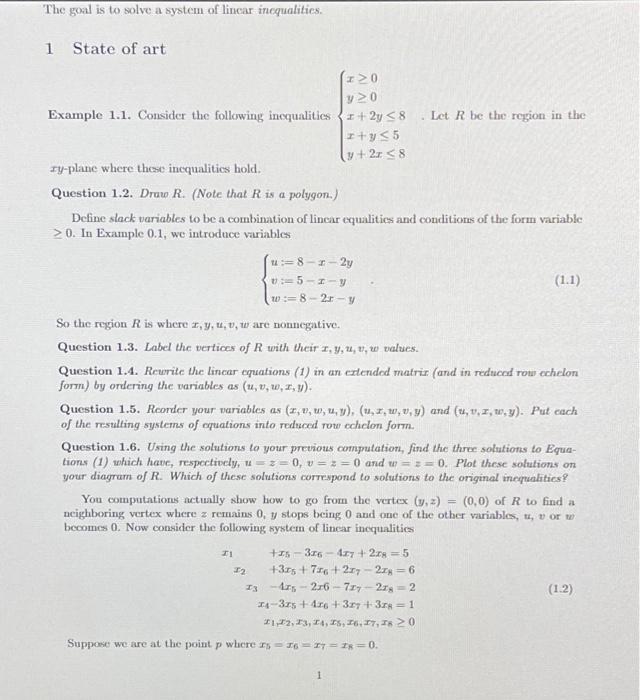 Solved i have the answer for 1.1 and 1.2 can i please get | Chegg.com