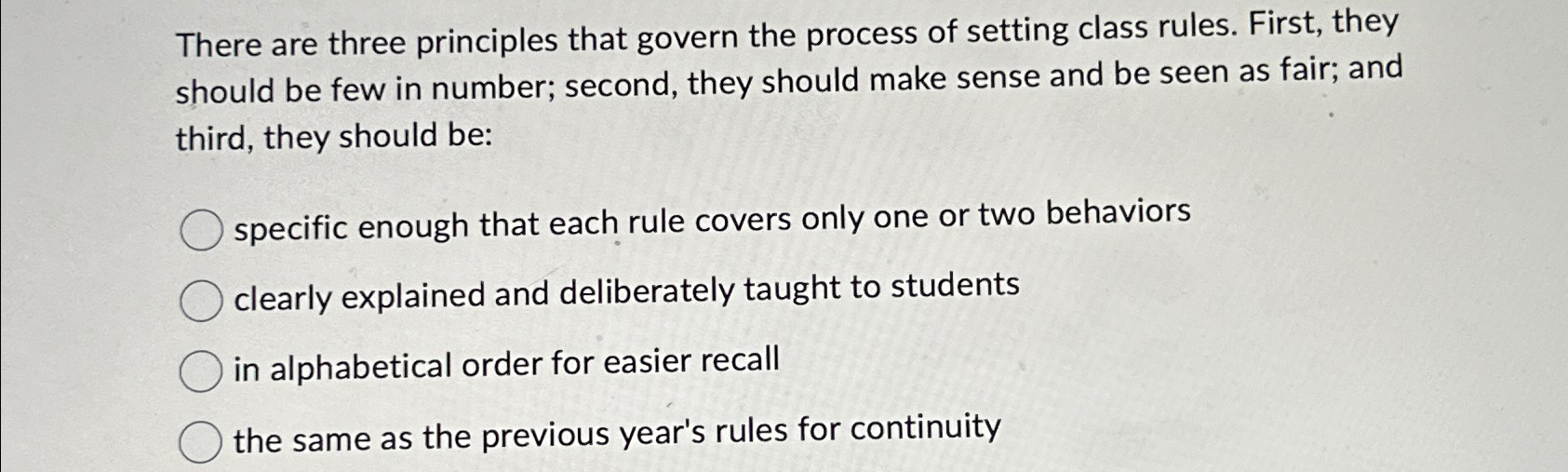 Solved There are three principles that govern the process of | Chegg.com