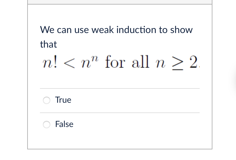 Solved solve thsi in discrete mathWe can use weak induction | Chegg.com