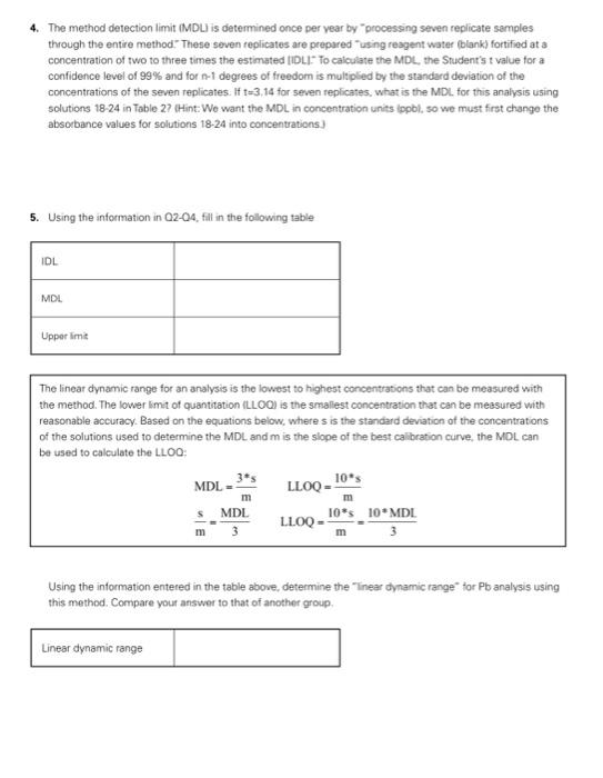 Solved - The section number refers to the EPA Method 200.9 | Chegg.com