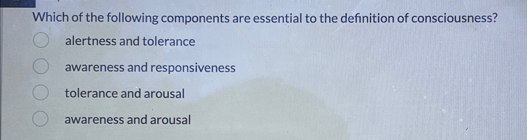 Solved Which of the following components are essential to | Chegg.com