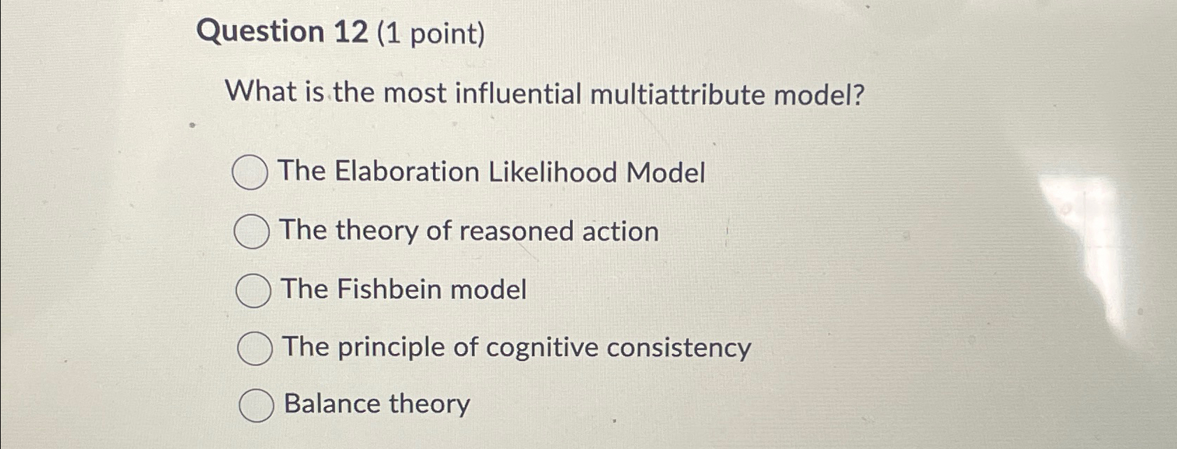 Solved Question 12 (1 ﻿point)What is the most influential | Chegg.com
