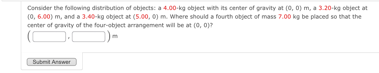 Solved Consider the following distribution of objects: a | Chegg.com