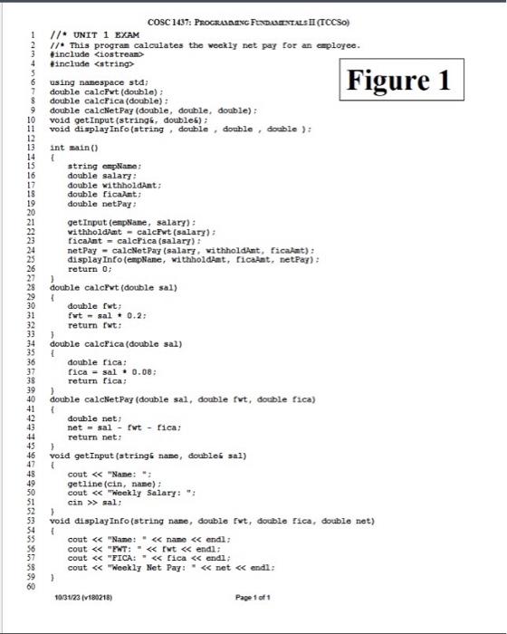 Solved The following questions refer to the program in | Chegg.com