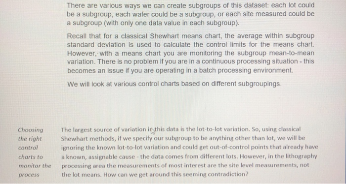 DOE mean and sd plots We can use the DOE mean plot | Chegg.com