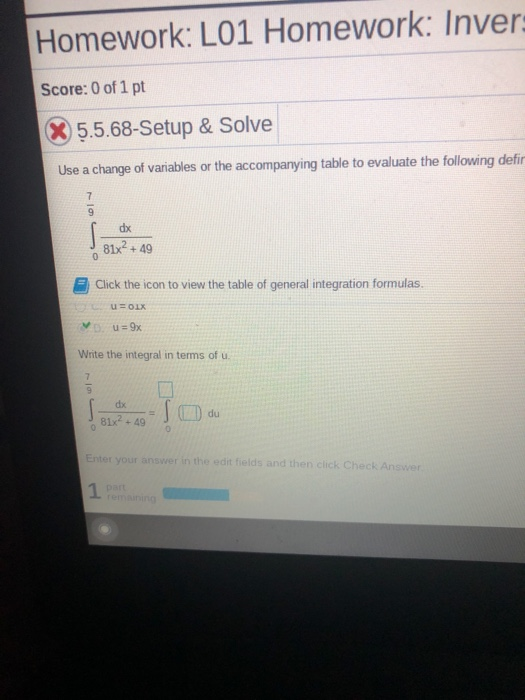 Solved Homework: L01 Homework: Inver: Score: 0 of 1 pt X | Chegg.com