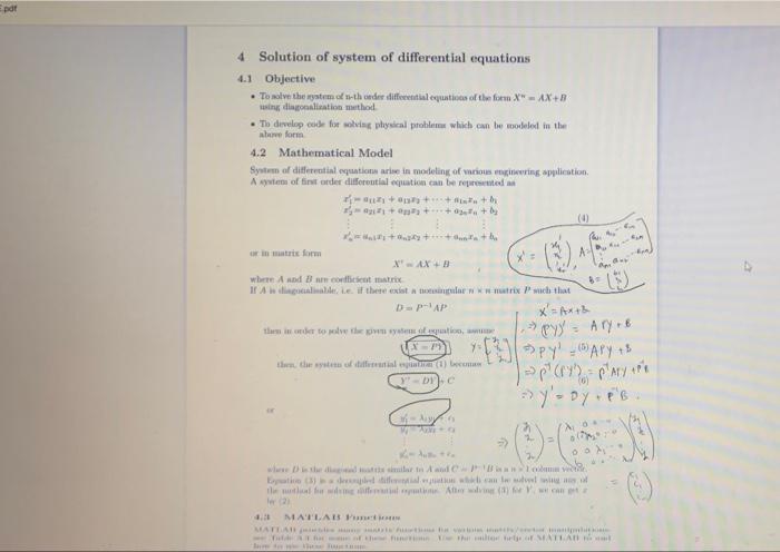 Solved solve the two exercise problems using matlab coding . | Chegg.com