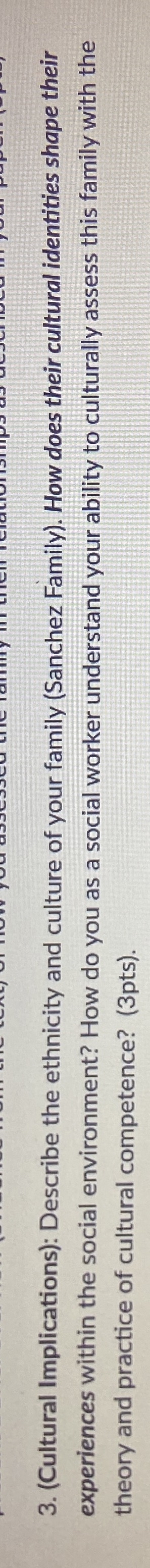 Solved Im the book my bloody life Describe the ethnicity and | Chegg.com