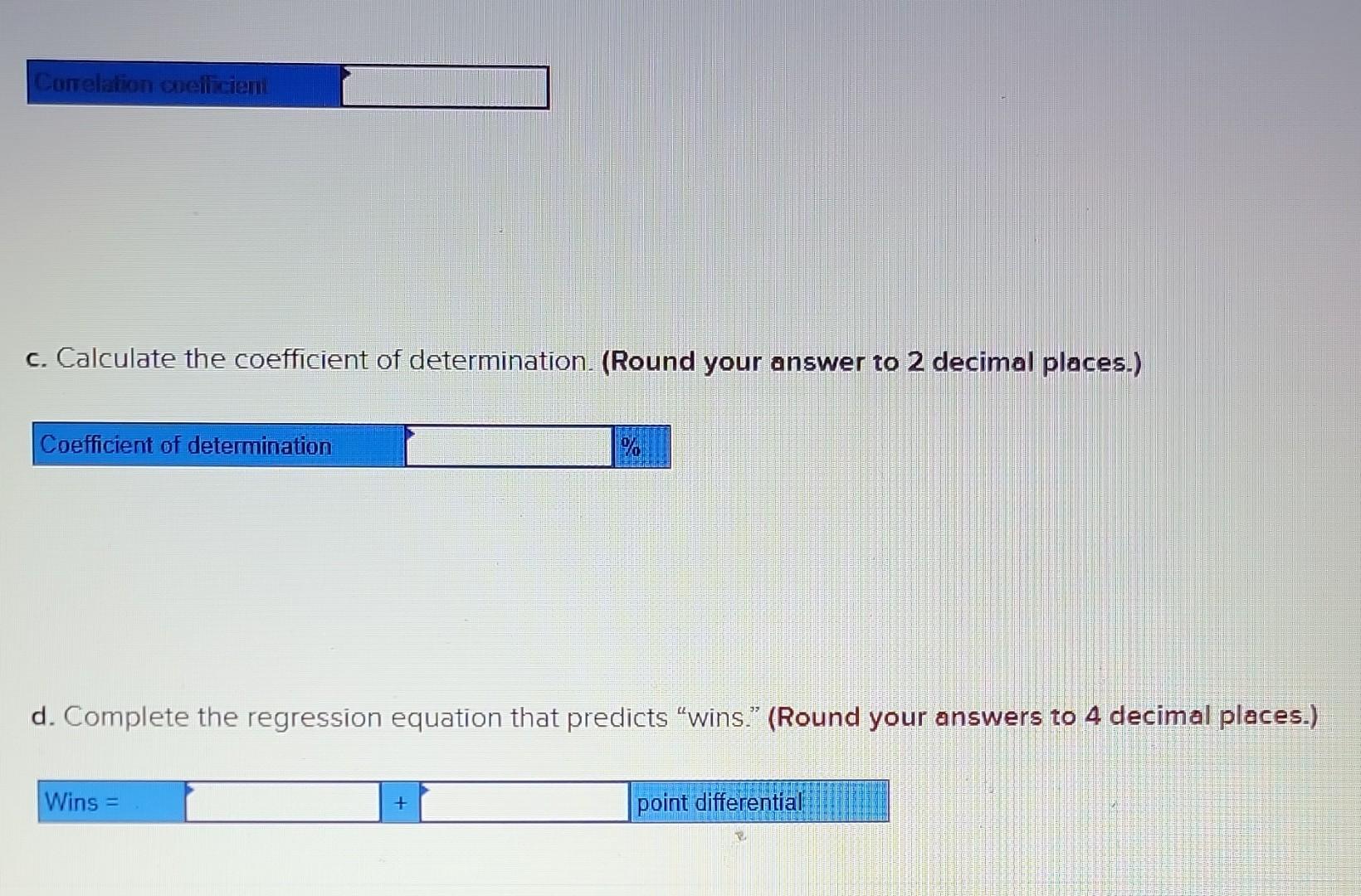 Solved Click here for the Excel Data File First compute a | Chegg.com