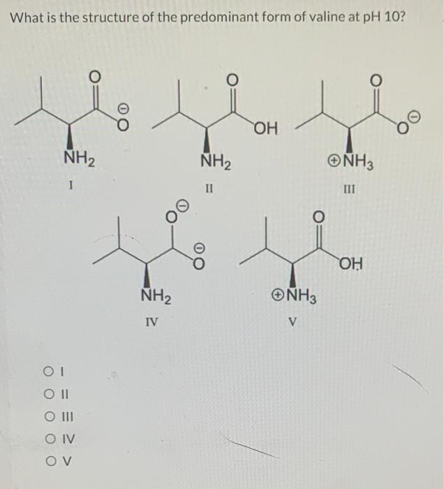 Solved What is the structure of the predominant form of | Chegg.com