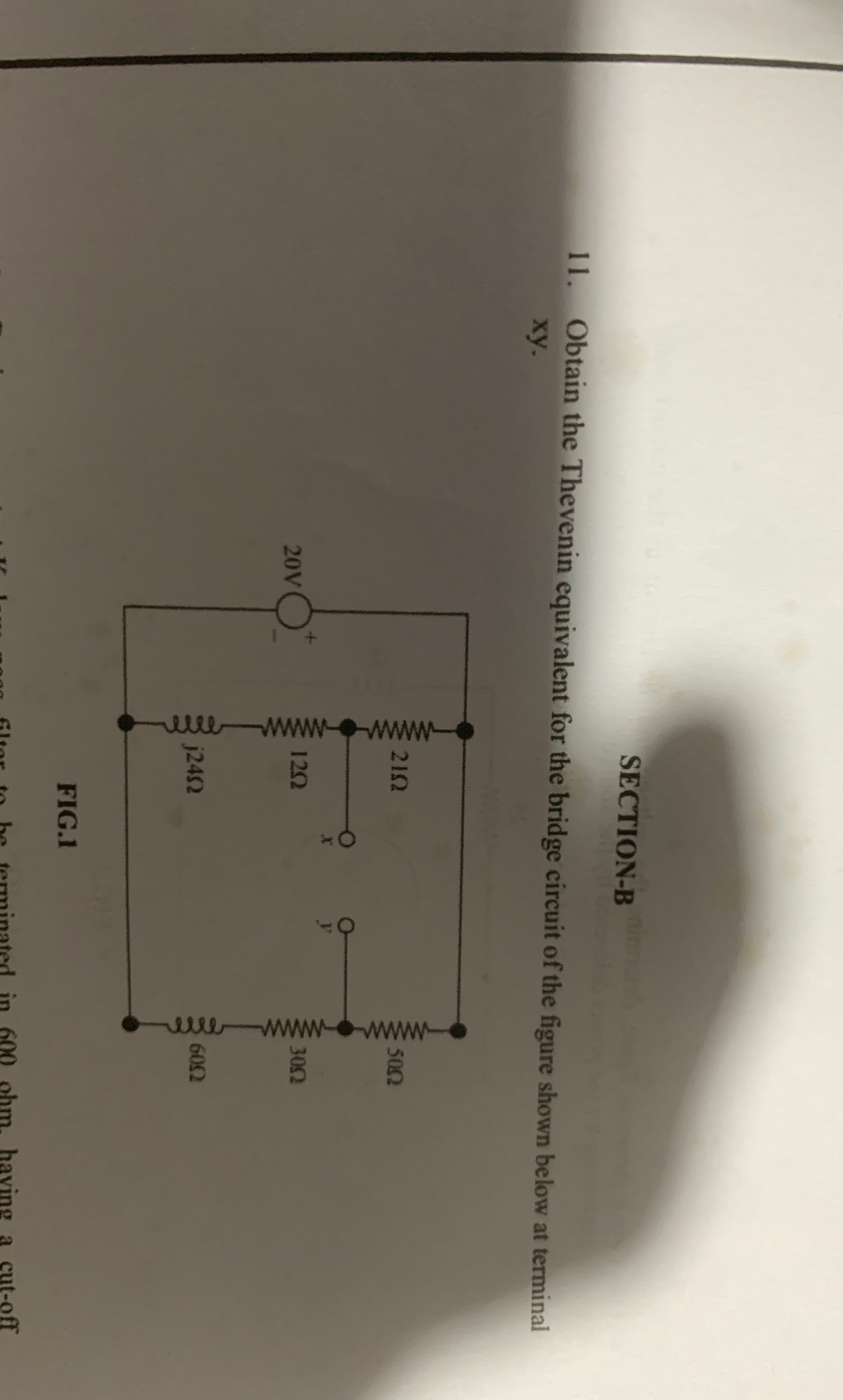 Solved . ﻿Obtain the Thevenin equivalent for the bridge | Chegg.com