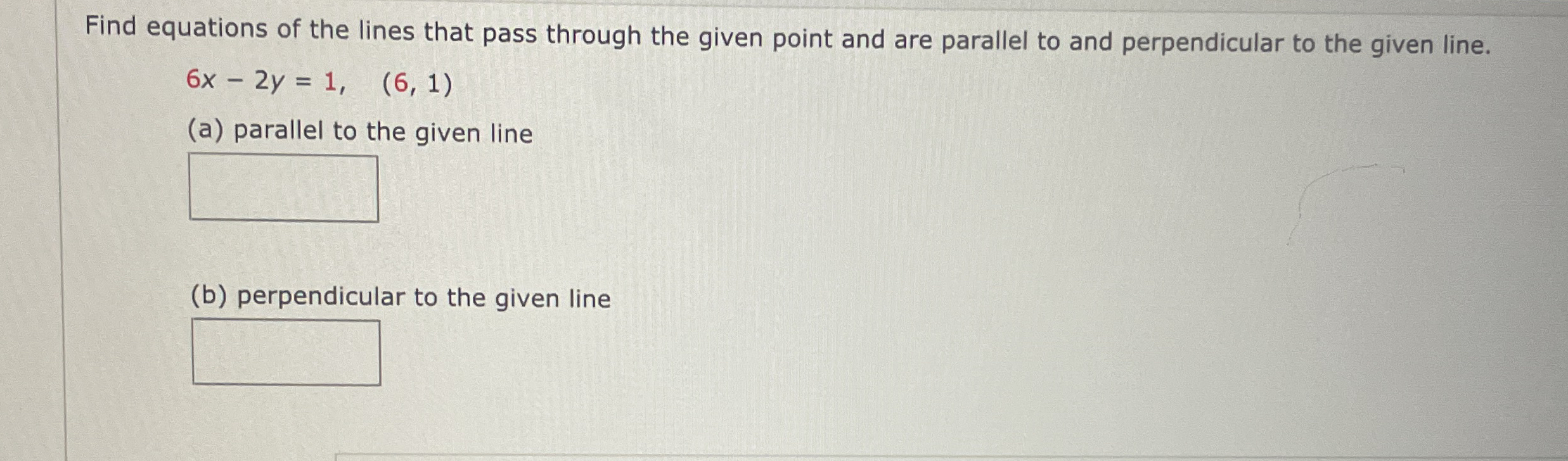 Solved Find equations of the lines that pass through the | Chegg.com