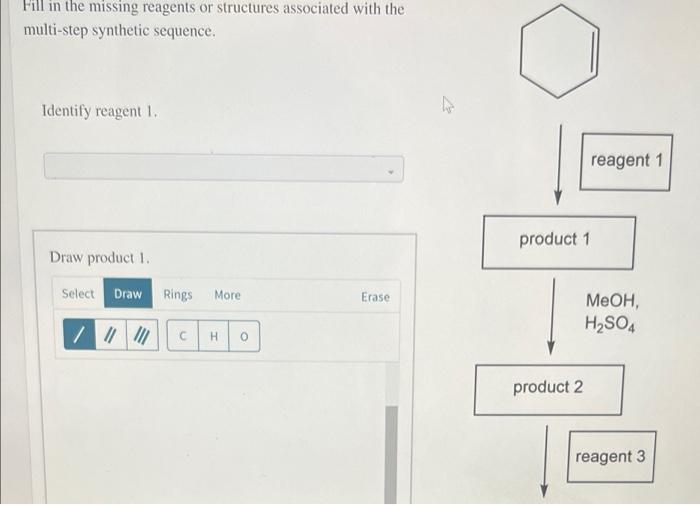 Solved Fill in the missing reagents or structures associated | Chegg.com