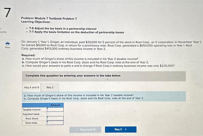 Solved Problem: Module 7 Textbook Problem 7 Learning | Chegg.com