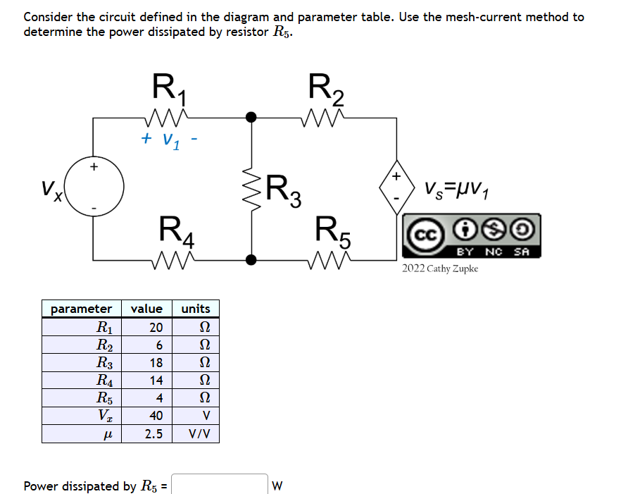 Solved Consider the circuit defined in the diagram and | Chegg.com