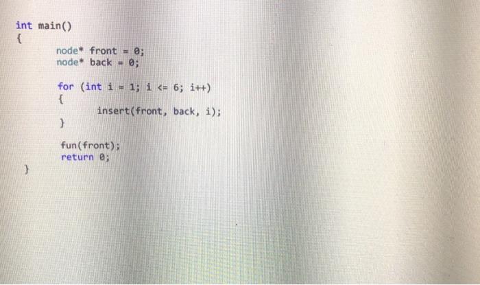 Solved Consider the following declaration for a "node" in a | Chegg.com