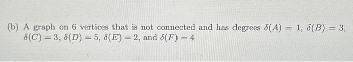 Solved Draw an example of a graph with the following | Chegg.com