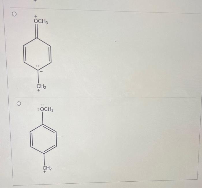Solved From the given resonance structures, identify the | Chegg.com