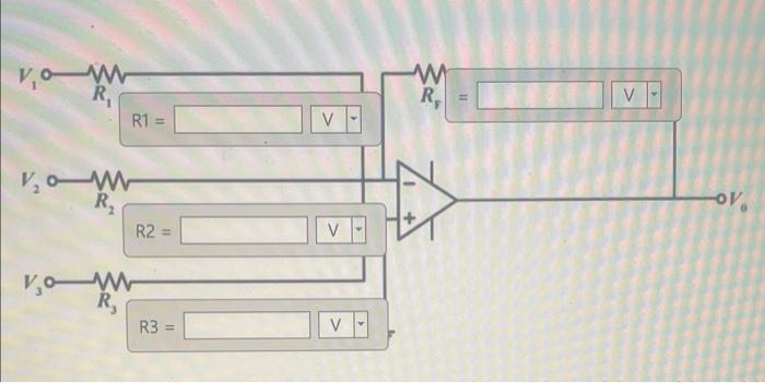Solved Learning Goal: To analyze op amps that sum different | Chegg.com