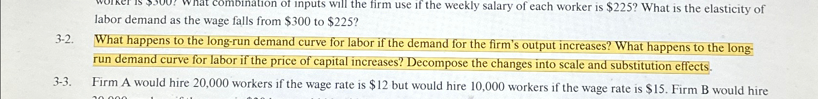 Solved 3-2. ﻿What happens to the long-run demand curve for | Chegg.com