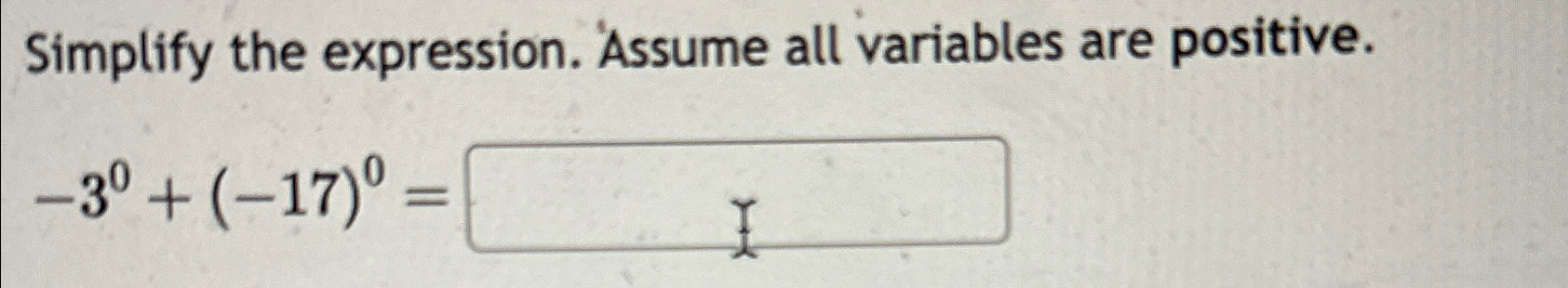 Solved Simplify the expression. Assume all variables are | Chegg.com