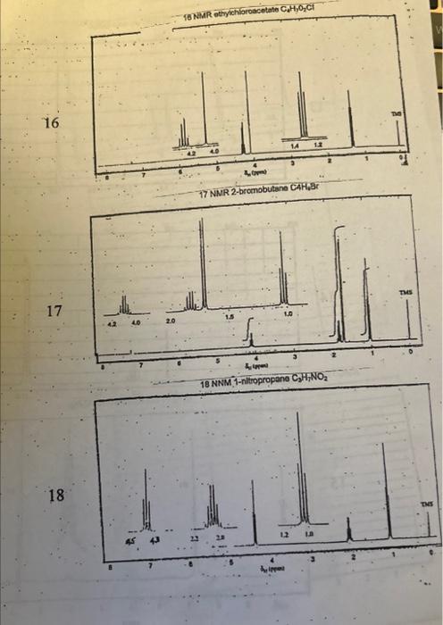 Draw a structure for each nmr spectra. identify each | Chegg.com
