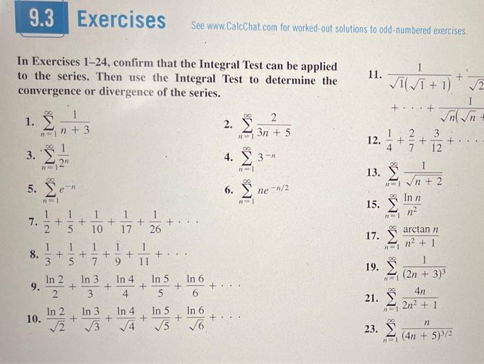 Solved See www. CalcChat.com for worked-out solutions to | Chegg.com