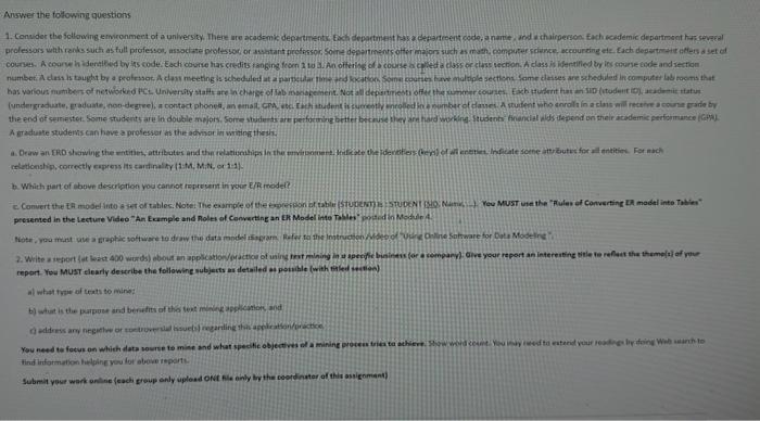 Solved What are the answers to the following questions? | Chegg.com