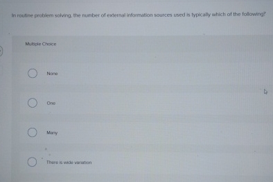 Solved In routine probken solving. the number of external | Chegg.com