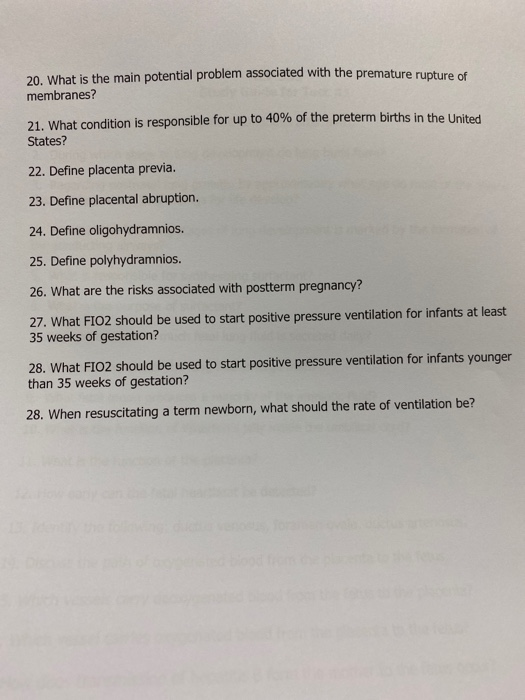 Solved RCP 333 Study Guide for Test #1 1. Which stage of | Chegg.com