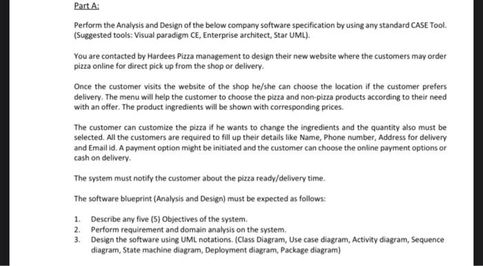 Solved Part A: Perform the Analysis and Design of the below | Chegg.com