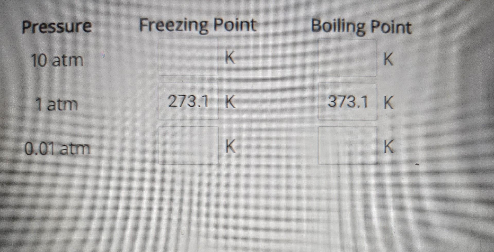 Solved I'm not sure how to find the freezing point and | Chegg.com