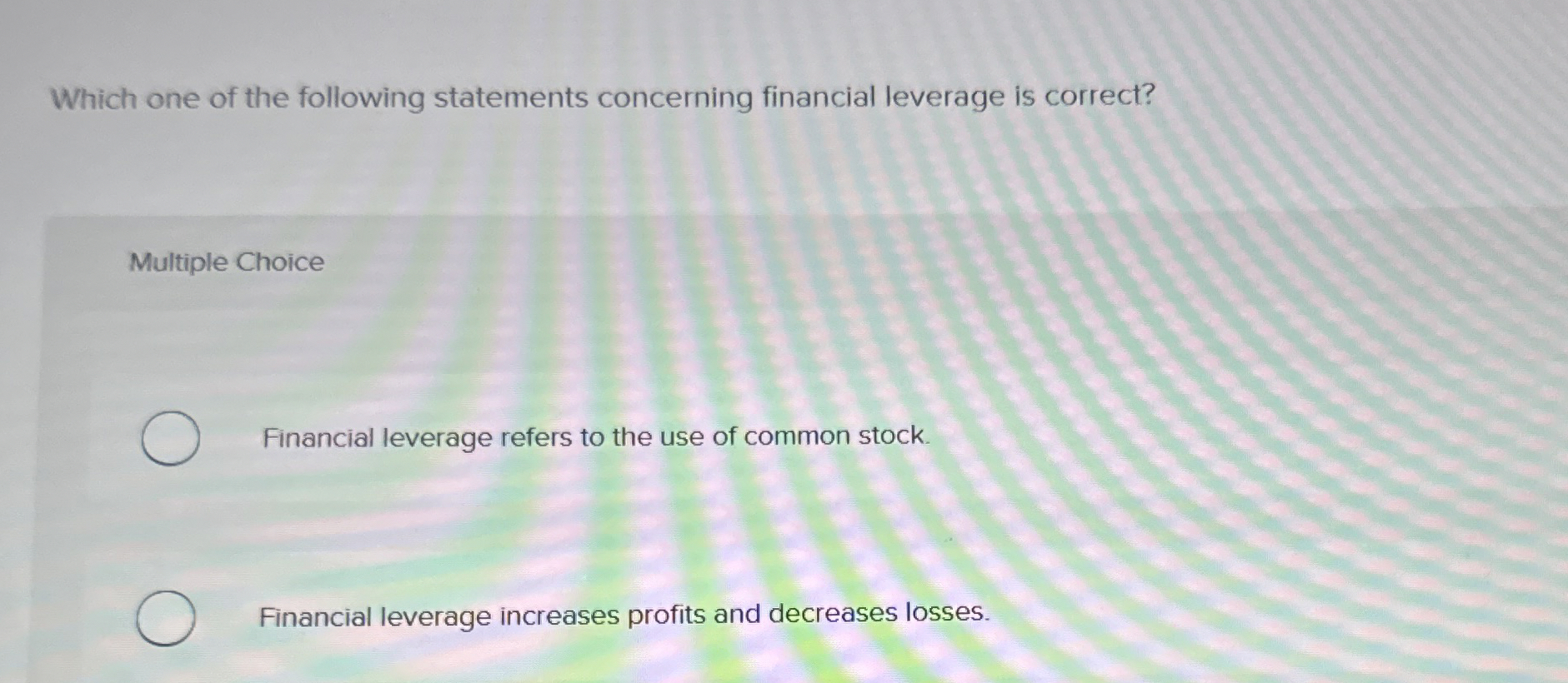 Solved Which one of the following statements concerning | Chegg.com