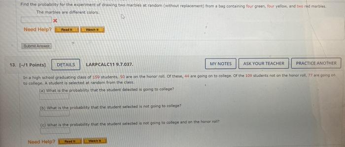 Solved Find the probability for the experiment of drawing | Chegg.com