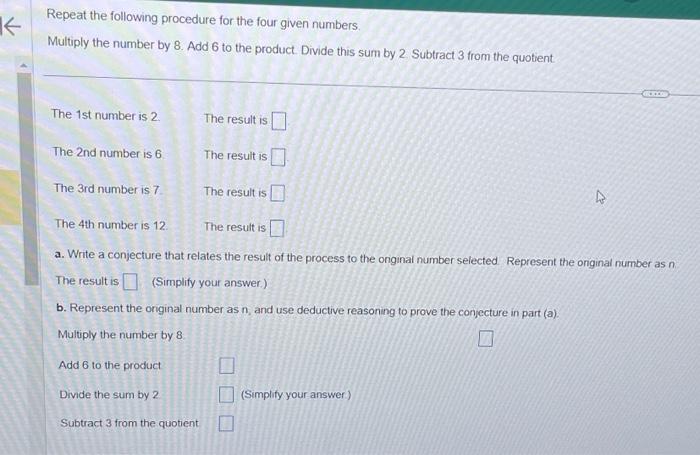 Solved Repeat the following procedure for the four given | Chegg.com