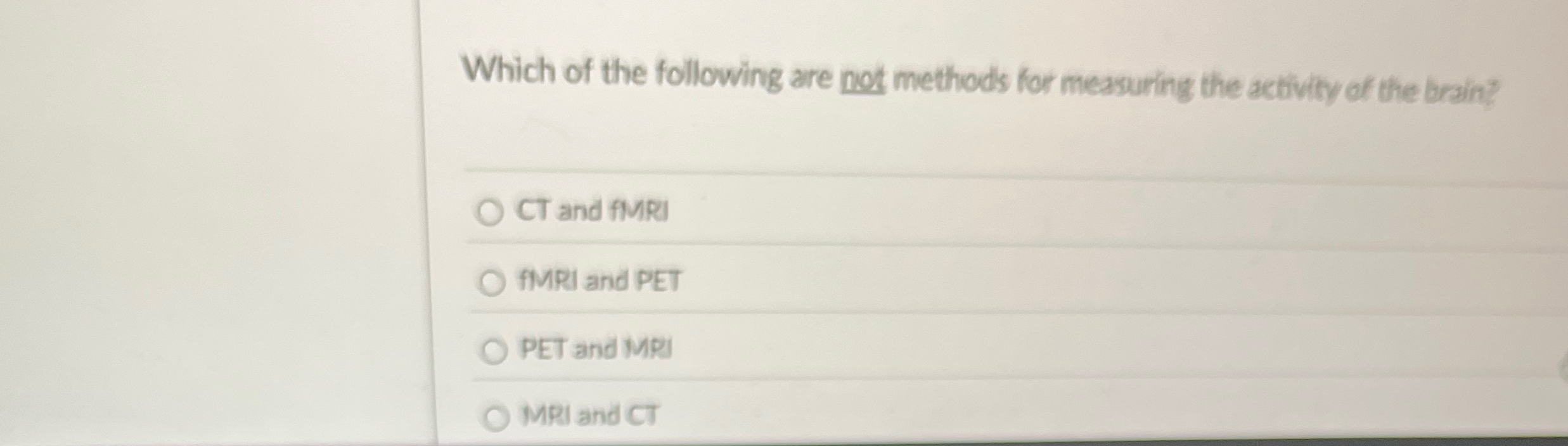 Solved Which of the following are not methods for measuring | Chegg.com