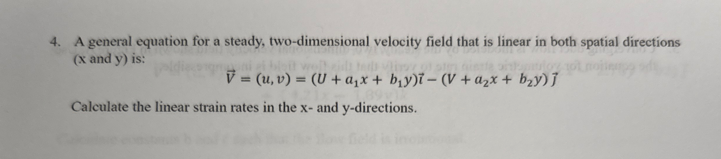 Solved A general equation for a steady, two-dimensional | Chegg.com