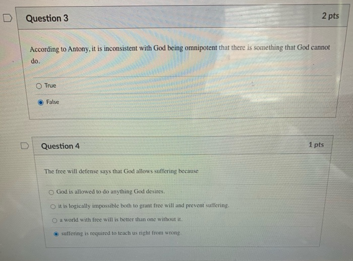 Solved Question 1 2 pts What does Antony think of the | Chegg.com