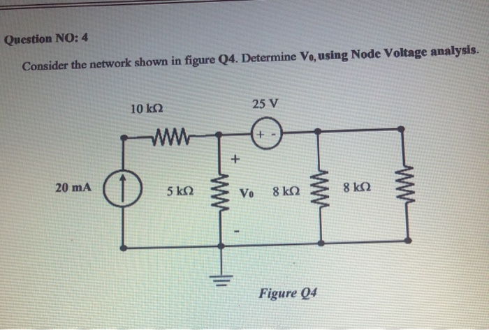 Solved Question NO: 4 Consider the network shown in figure | Chegg.com