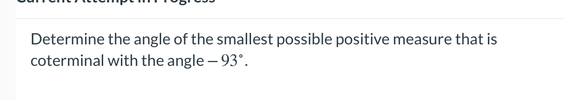 Solved Determine the angle of the smallest possible positive | Chegg.com