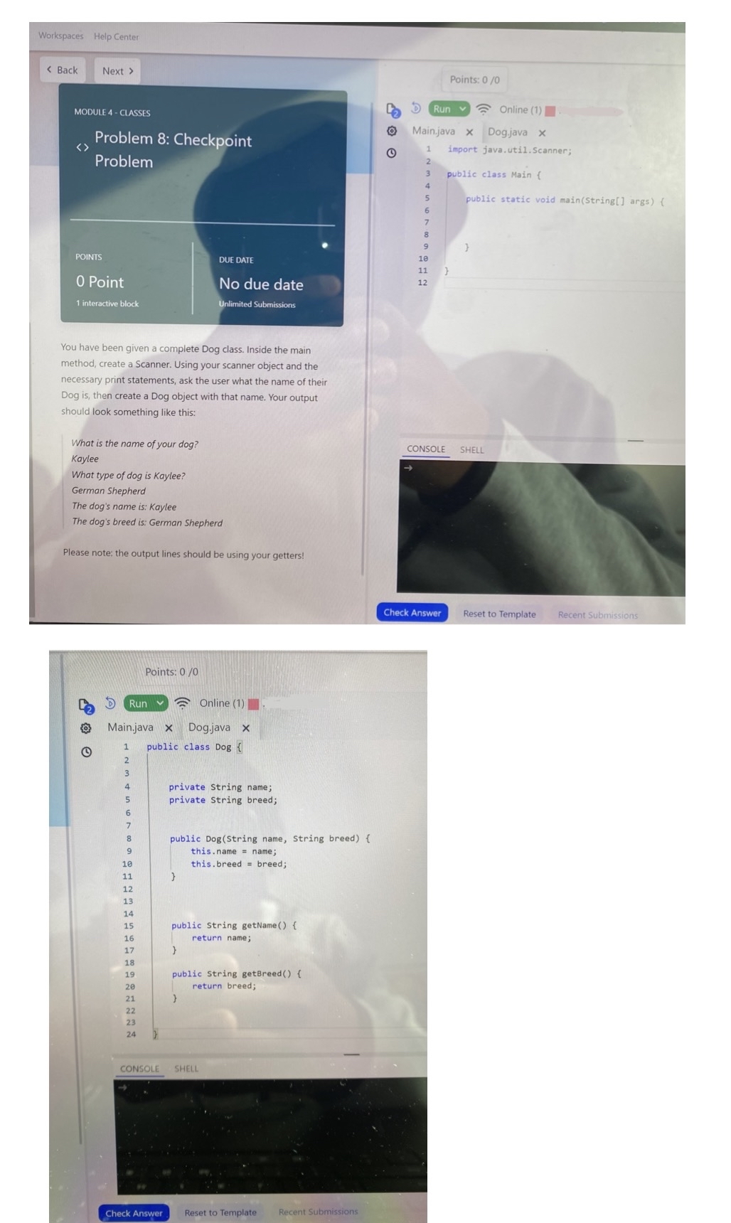 Solved Please help me solve this in Java, I will upvote if | Chegg.com