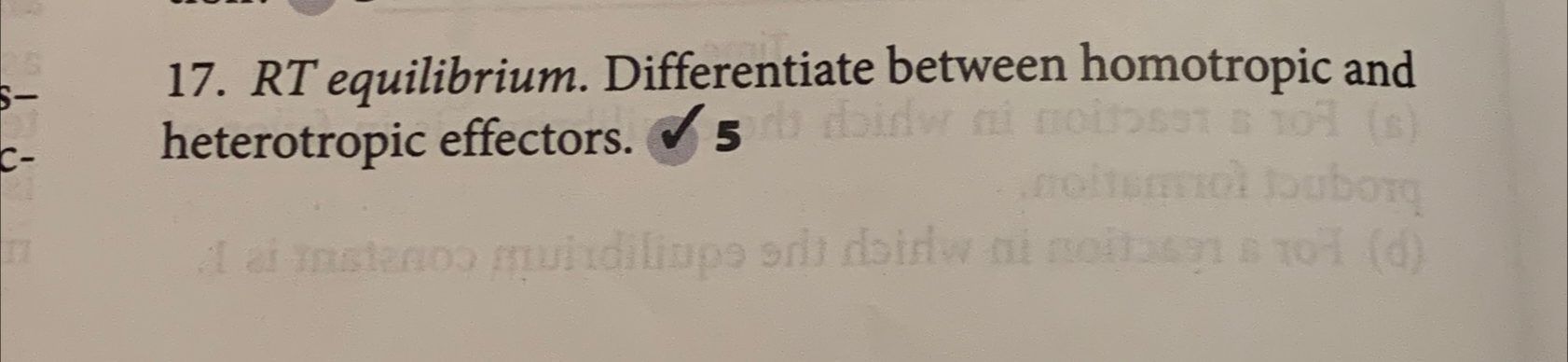 Solved RT equilibrium. Differentiate between homotropic and | Chegg.com