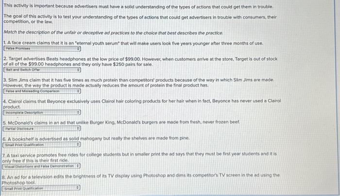 Advertising is often criticized for its potential | Chegg.com