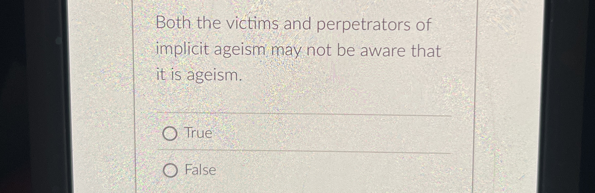 Solved Both the victims and perpetrators of implicit ageism | Chegg.com