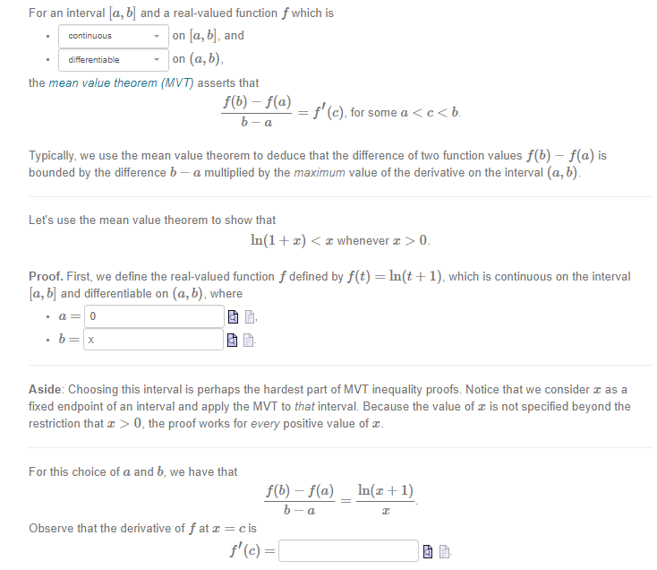 Solved For an interval a,b ﻿and a real-valued function f | Chegg.com