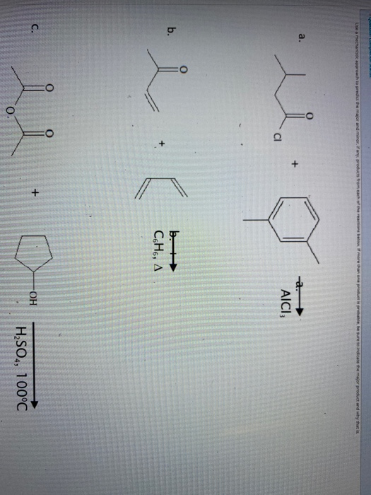 Solved help...use a mechanistic approach to predict the | Chegg.com