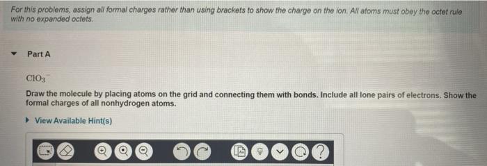 Solved Draw a Lewis structure that obeys the octet rule for | Chegg.com